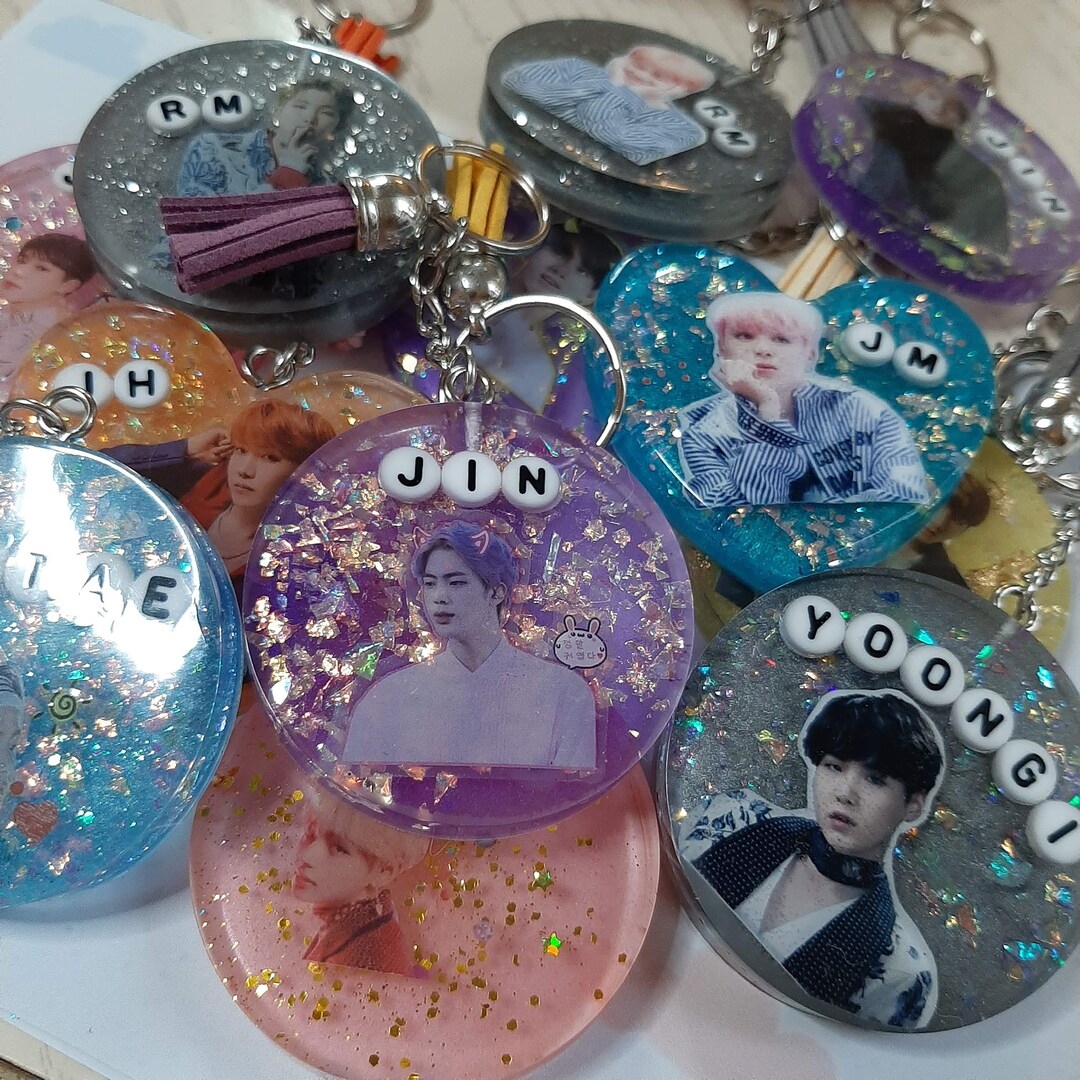 BTS Member Charms - Etsy