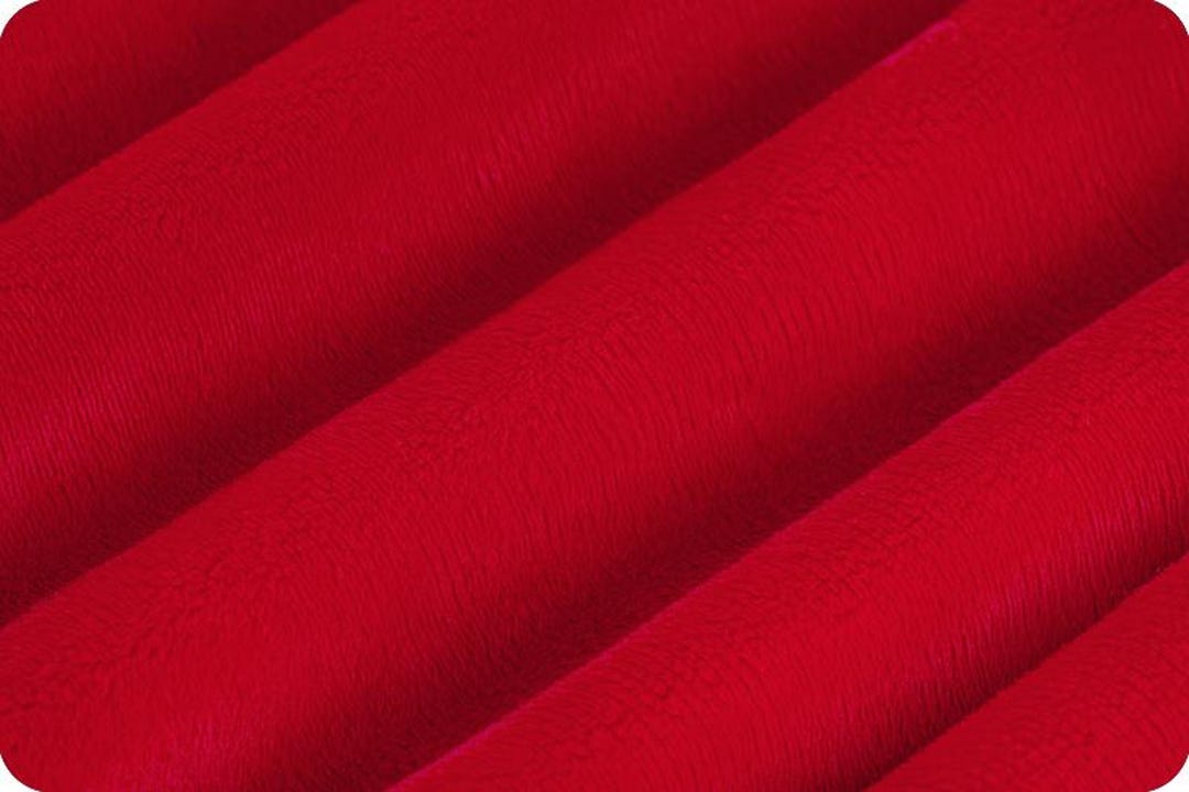 Cuddle® 3 Solid Red Smooth Minky From Shannon Fabrics - 3mm Pile - Etsy