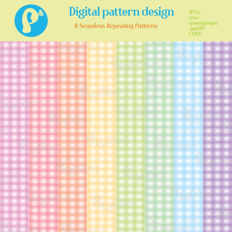Digital Paper 3D Checkered Seamless Repeating Pattern Squares Geometric ...