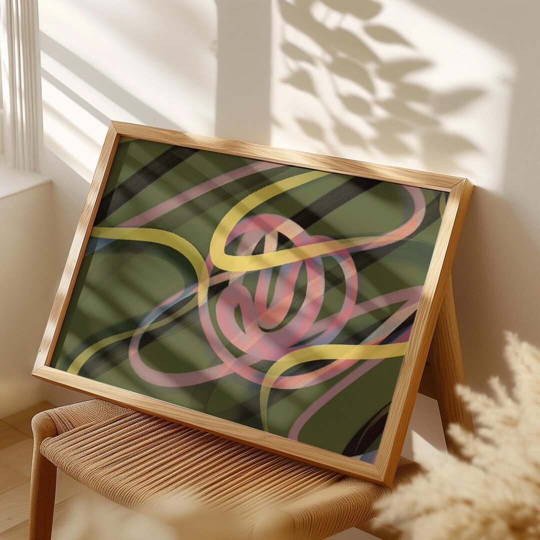 Abstract Expressionism, Wall Art, Printable Art - Etsy