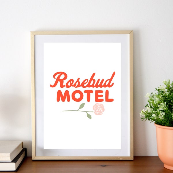Rosebud Motel Sign - Etsy