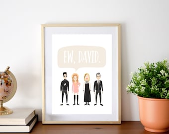 Printable Digital Artwork Ew David Schitt's Creek DIGITAL DOWNLOAD - Etsy
