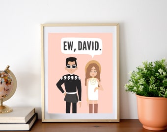 David Rose Birthday Card Digital Download - Etsy