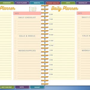 Digital Homeschool Planner Digital and Printable. - Etsy