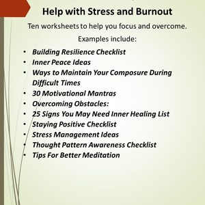Overcoming Stress and Burnout for Caregivers Digital Bundle - Etsy