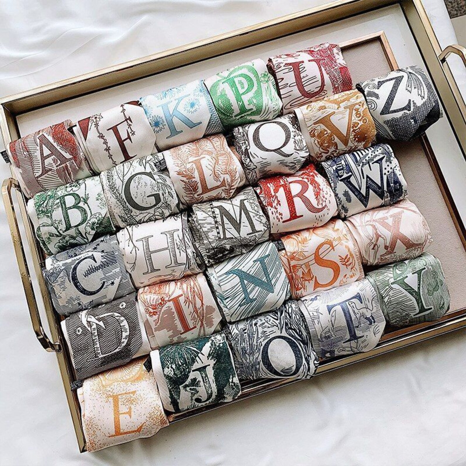 Personalized Name Initial Alphabet Wrap Scarf Band for Apple Watch ...