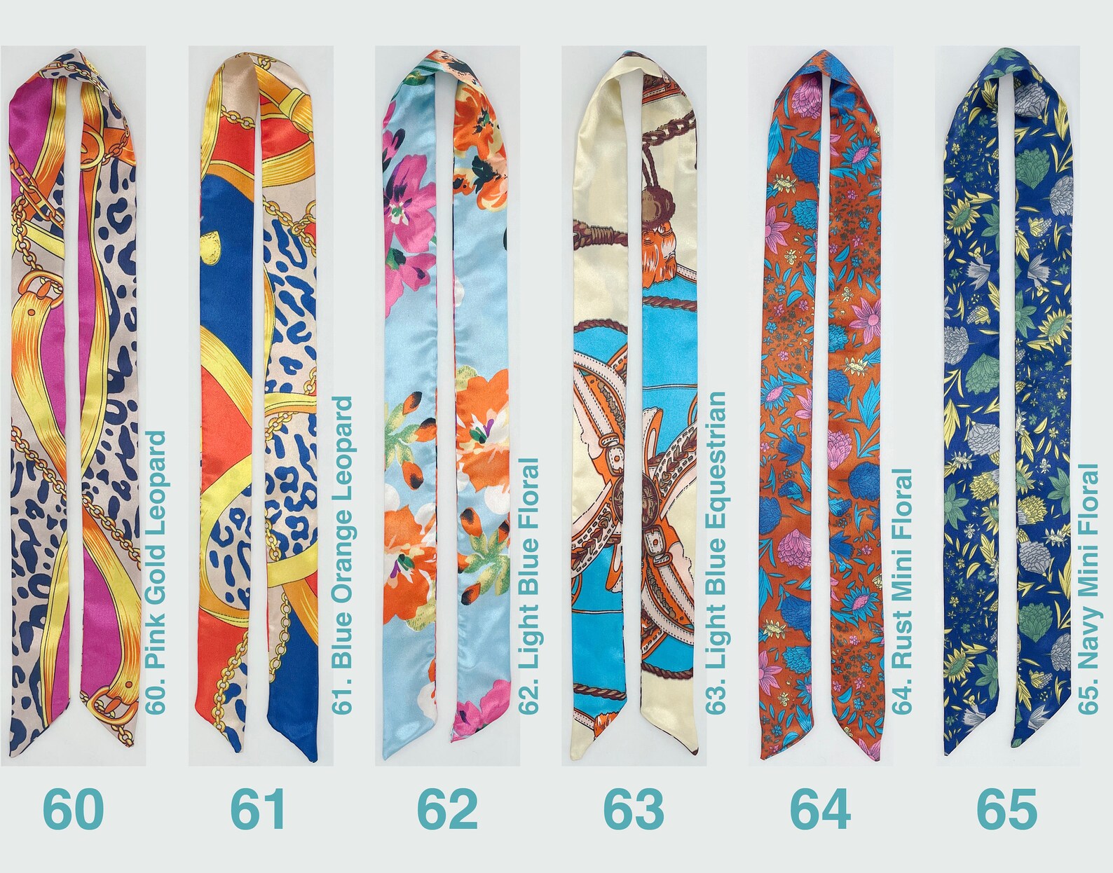 Wrap Scarf Apple Watch Wrist Band, Printed Long Ribbon Scarves, Bag Bow ...
