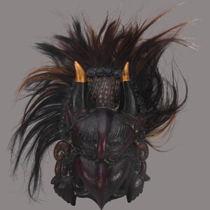 Antique Himalayan Chhepu Bird Mask | Handmade Wooden Wall Hanging ...