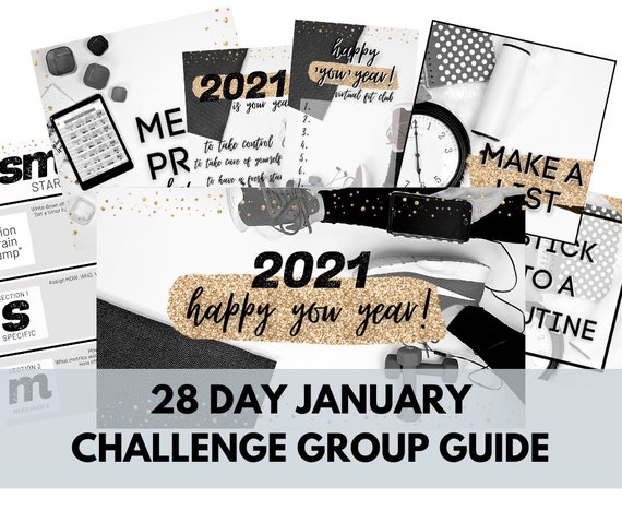 January Challenge Group Guide | Etsy