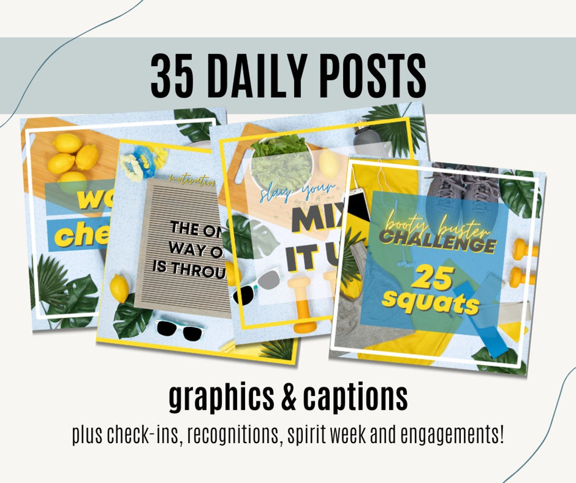 June/summer Challenge Group Guide - Etsy