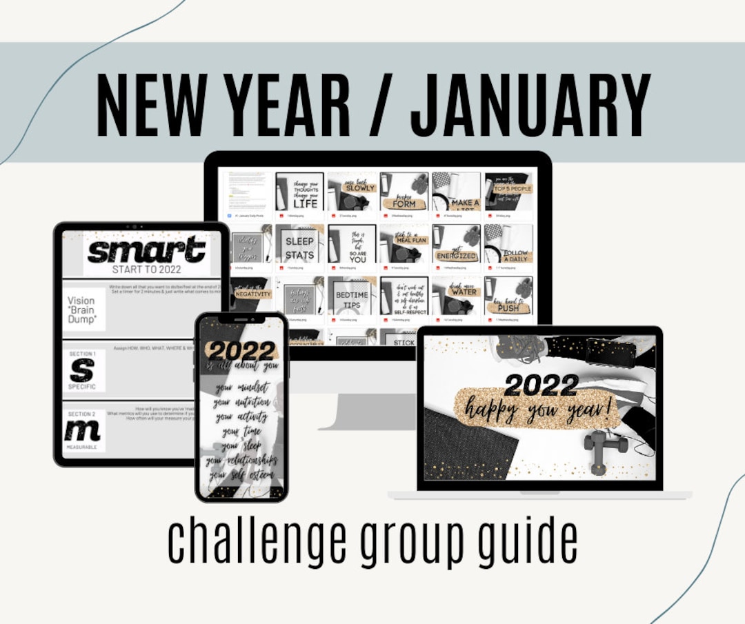 January Challenge Group Guide - Etsy