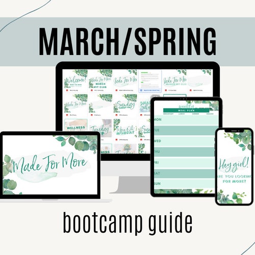 31 Day March Challenge Group Guide Ready to Post Challenge - Etsy