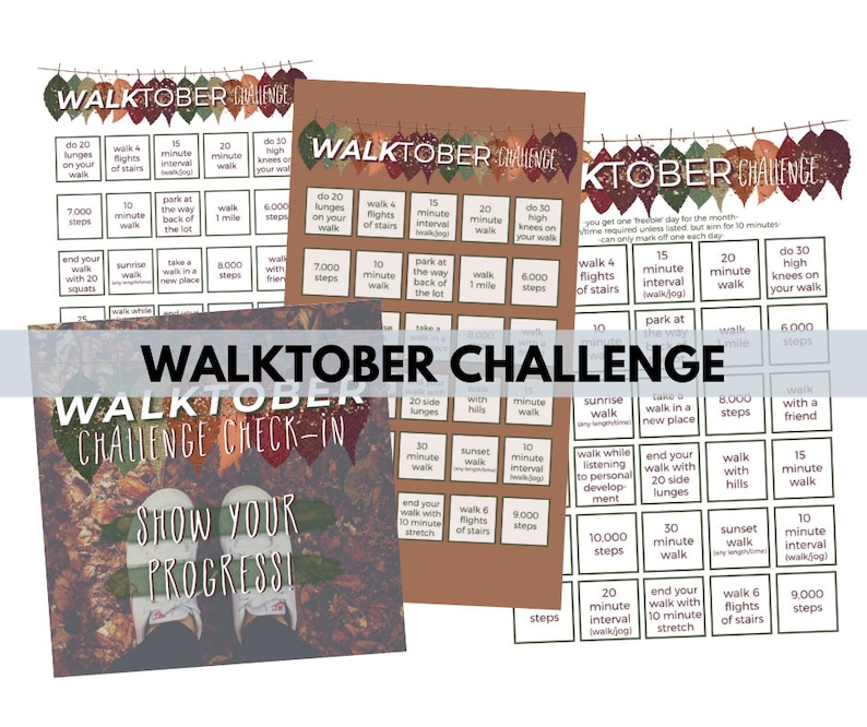 Walktober Challenge - Etsy