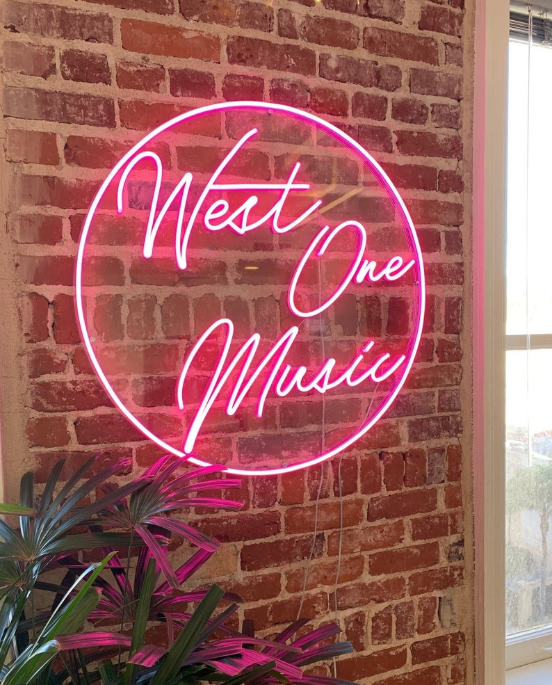 Custom Neon Sign for Store Decorationsshop Logocompany Logo - Etsy