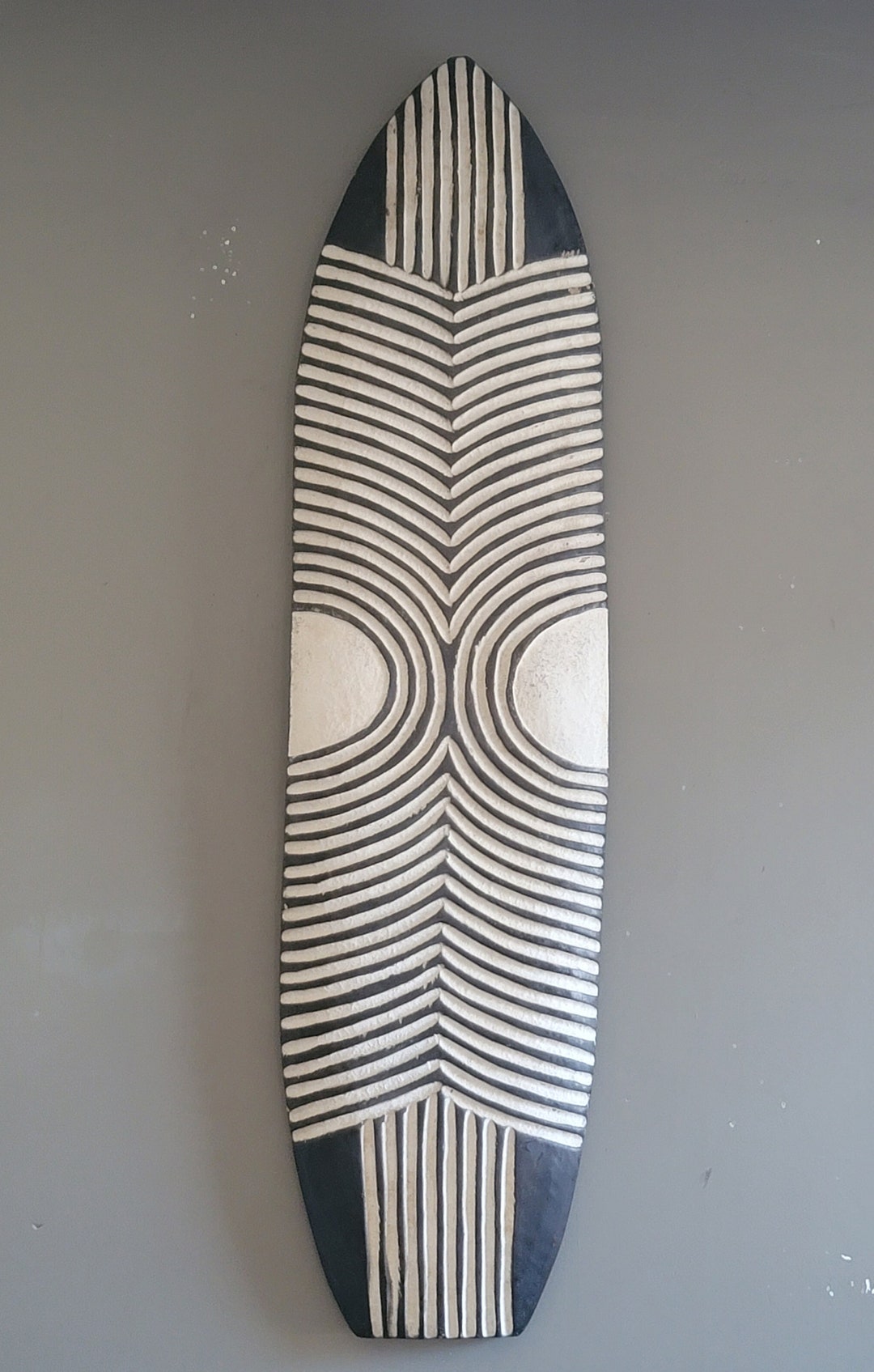 African Wood Shield 1 - Etsy