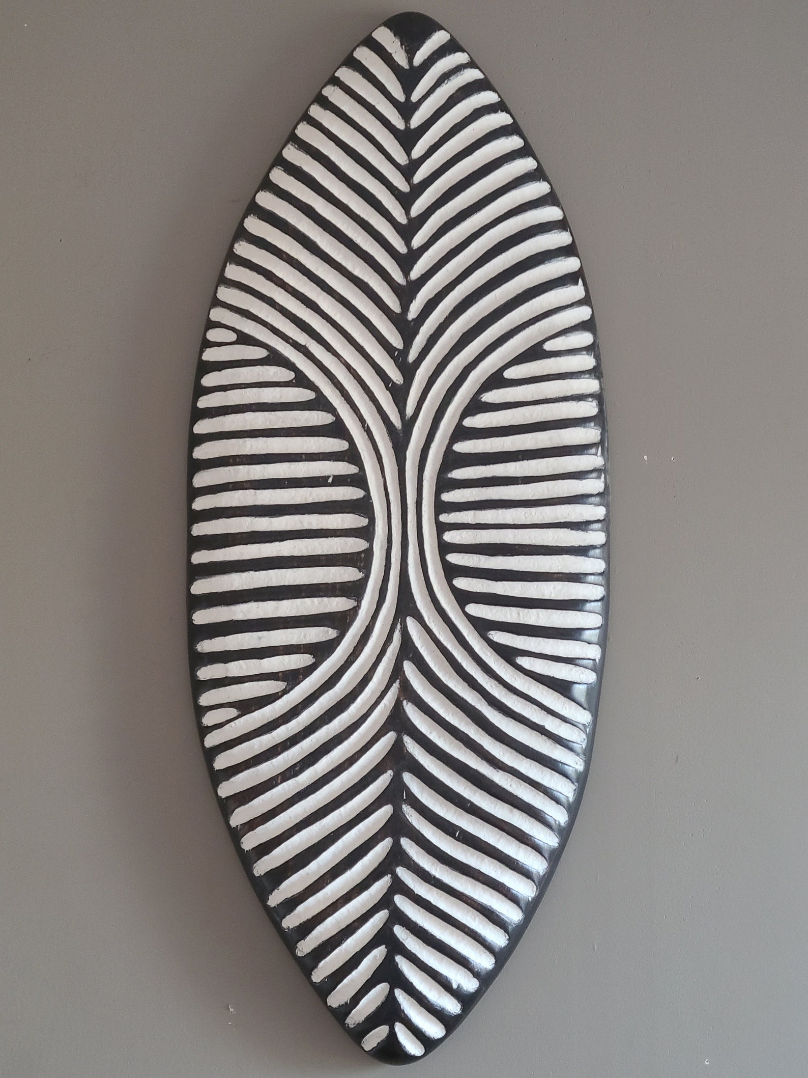 African wood shield decoration shield inspired by Zulu shield | Etsy