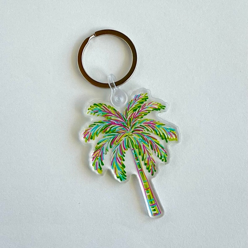 Tree Keychain - Etsy
