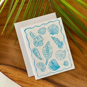 Seashell Greeting Cards-watercolor Beach Cards-beach Note Cards-shell ...
