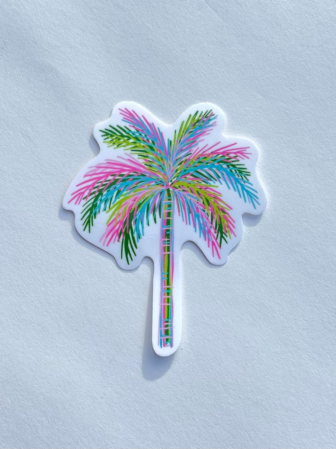 Palm Tree Sticker Vinyl Laptop Sticker Lilly Inspired Palm Tree Decal ...
