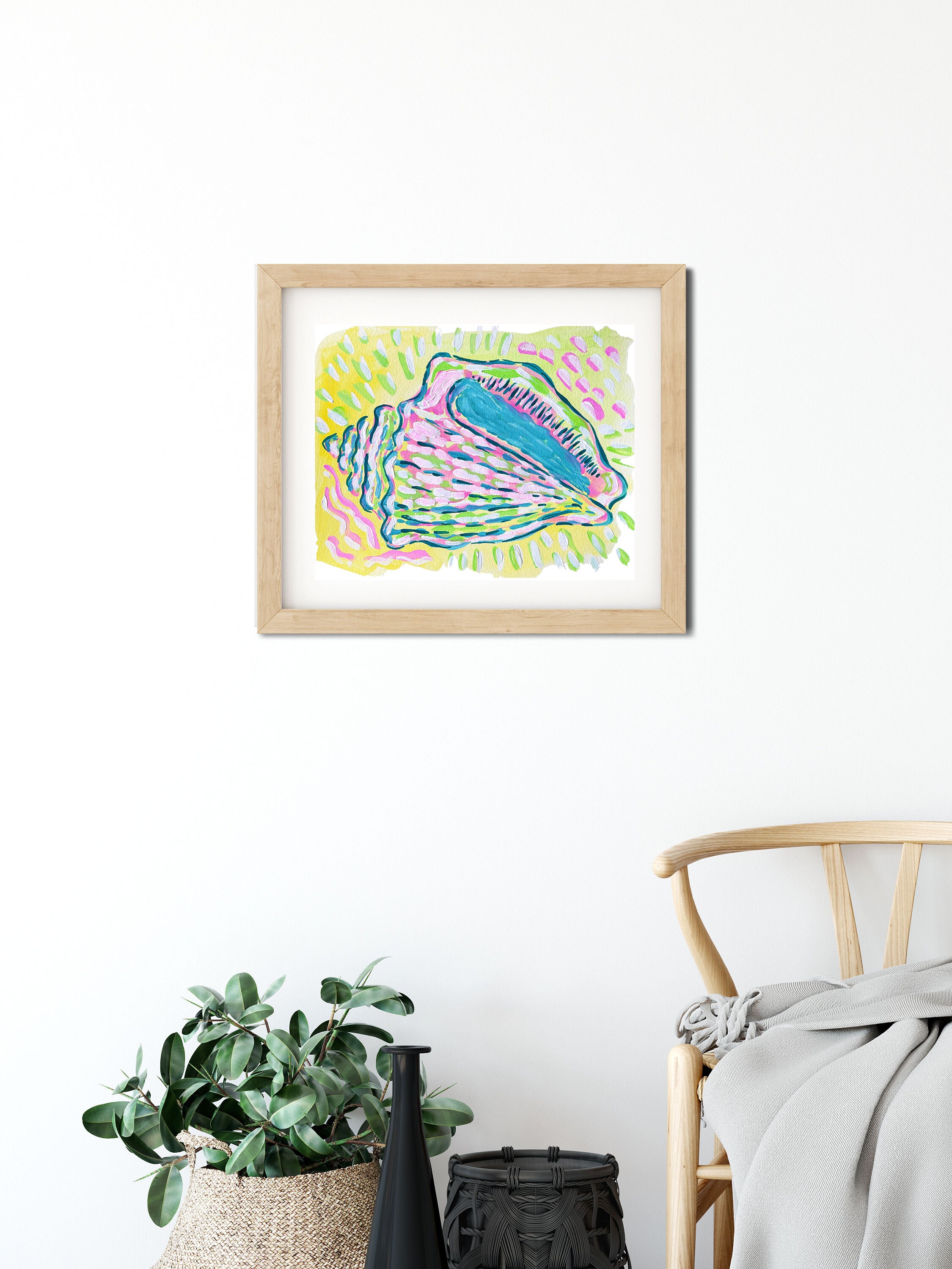 Conch Shell Crustacean Queen Conch Beach Decor - Etsy