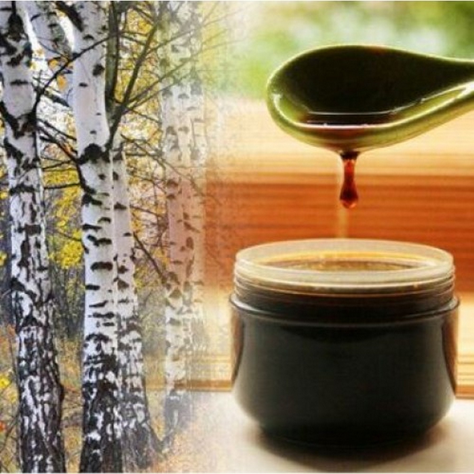 Alquitrán de abedul 100 % natural puro Botella de alquitrán | Etsy