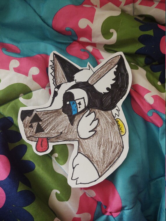 Custom made to order furry badges | Etsy
