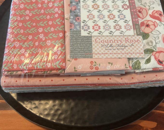 Country Rose Quilt Kit by Lella Boutique -moda Fabrics - Etsy