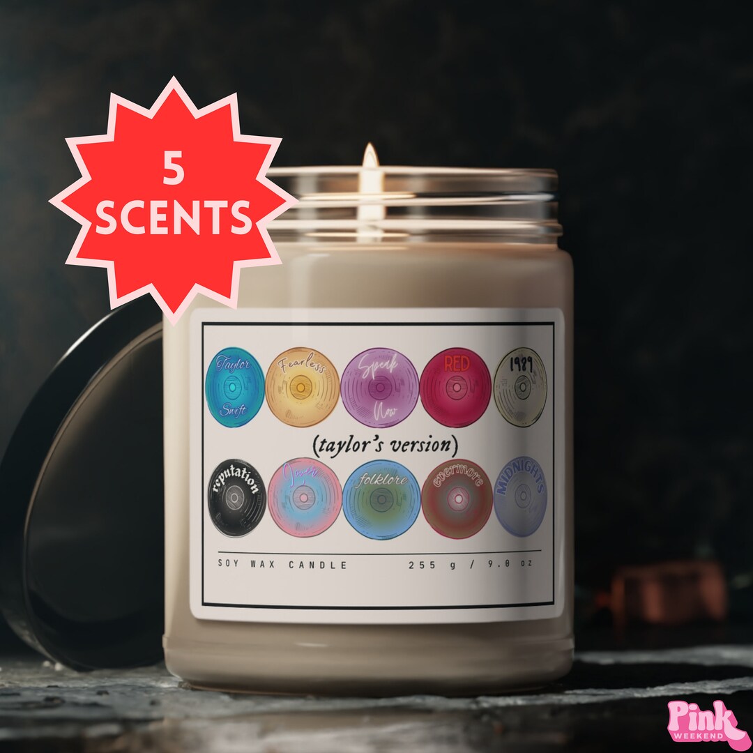 Taylor Swift Candle Taylor's Version Taylor Swift Album Art Perfect Gift for Taylor Swift Fan ...