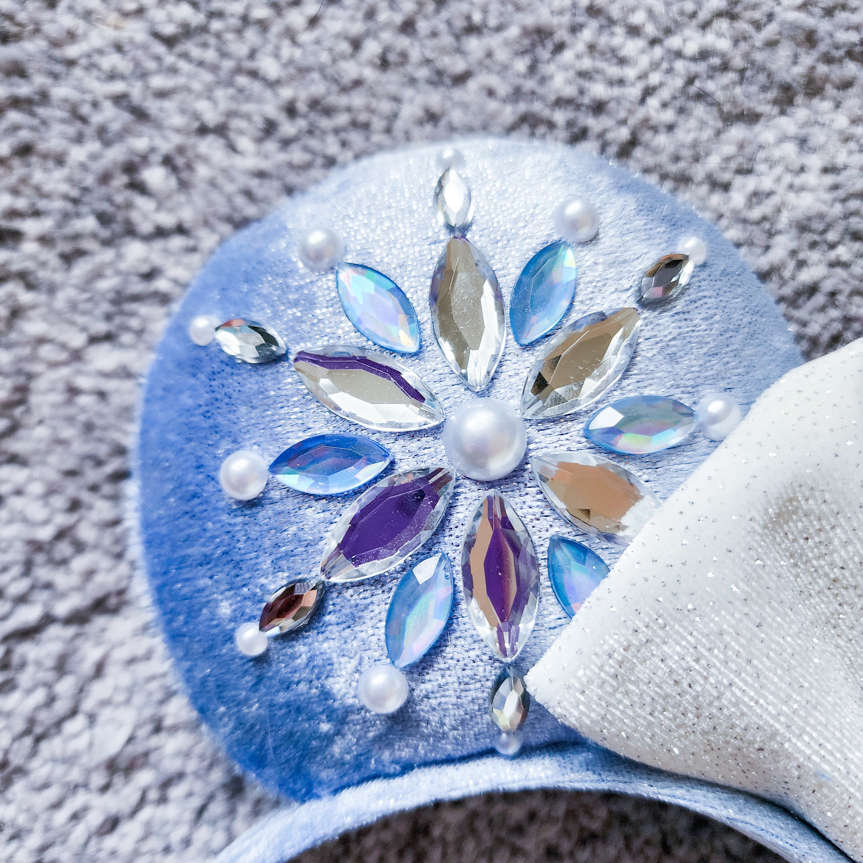 Ice Queen Ears | Frozen Inspired Ears | Mouse Ears | Snow Queen Ears ...