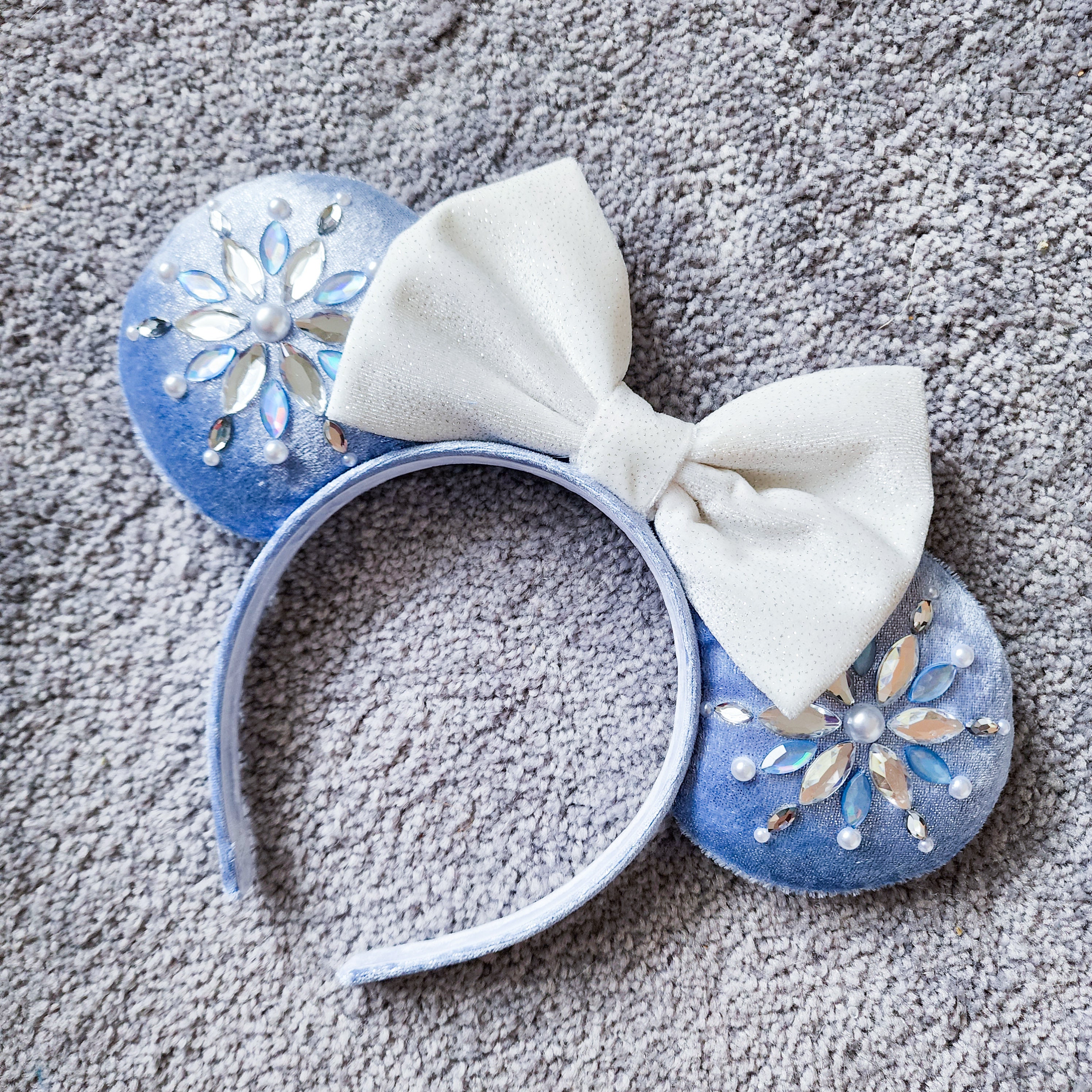 Ice Queen Ears | Frozen Inspired Ears | Mouse Ears | Snow Queen Ears ...