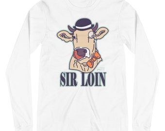 Dapper Cow Tshirt - Etsy