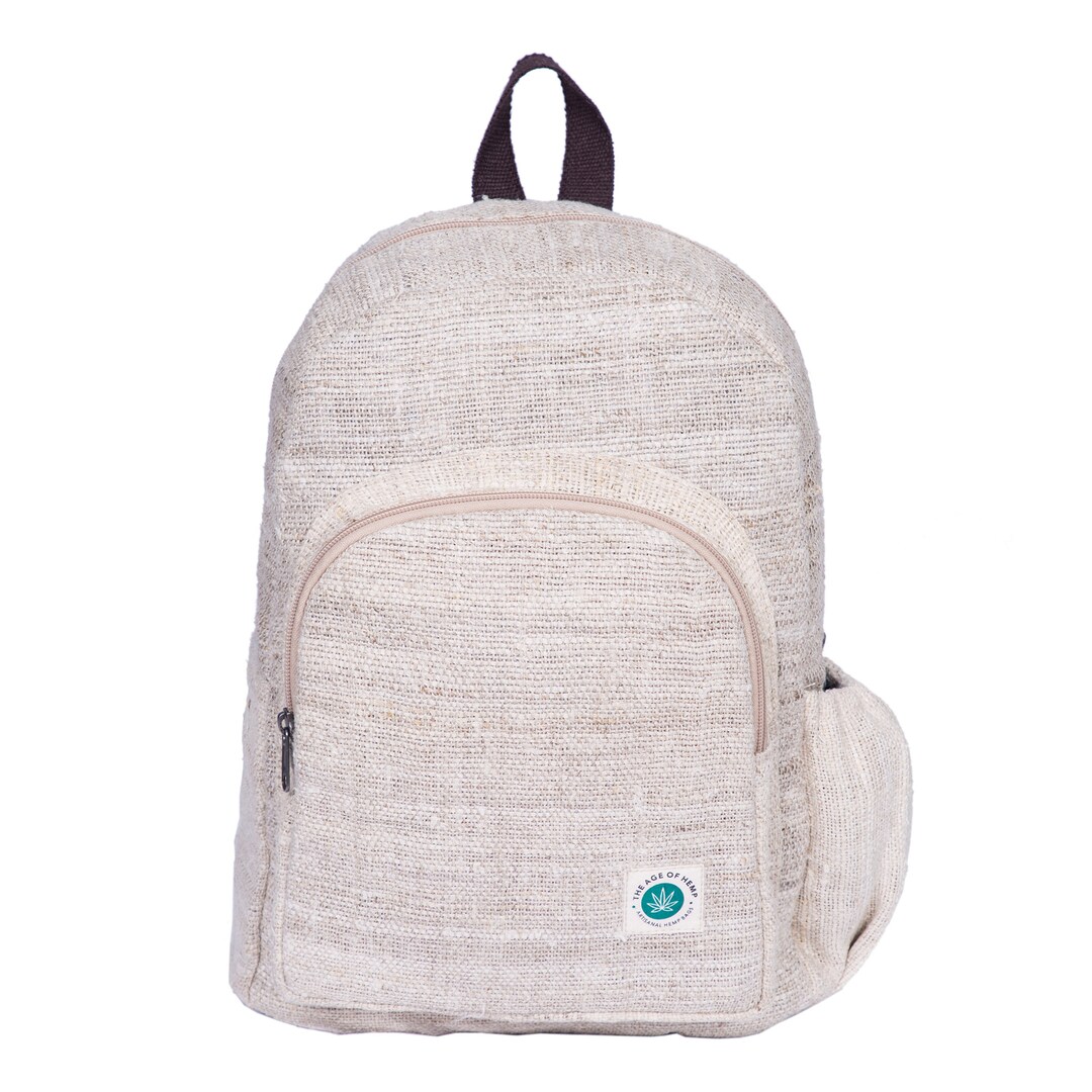 Minimalist Backpack | Natural Backpack | Hemp Backpack | White Backpack ...