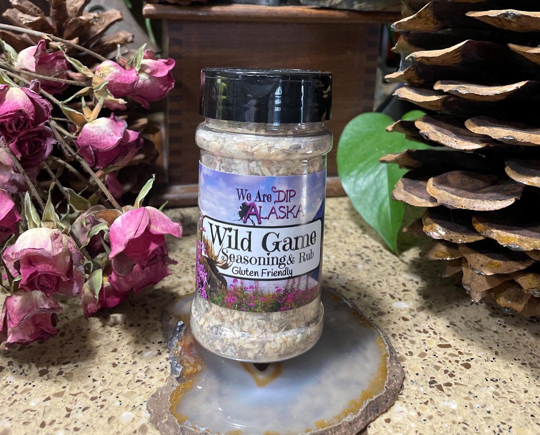 Wild Game Seasoning Shaker Bottle Rub Moose Caribou Bear Seasoning ...