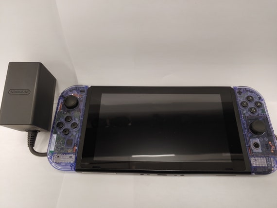 Custom Clear Purple Nintendo Switch Console - Etsy