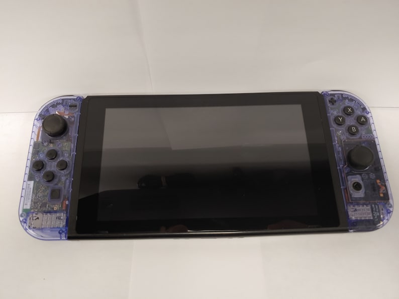 Custom Clear Purple Nintendo Switch Console - Etsy