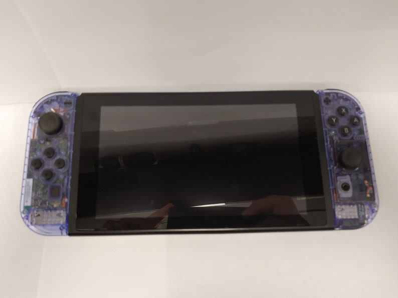 Custom Clear Purple Nintendo Switch Console - Etsy