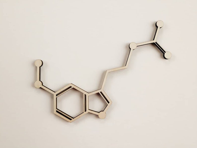 Melatonin Wall Decor Melatonin Molecule Wall Decor Sleep - Etsy