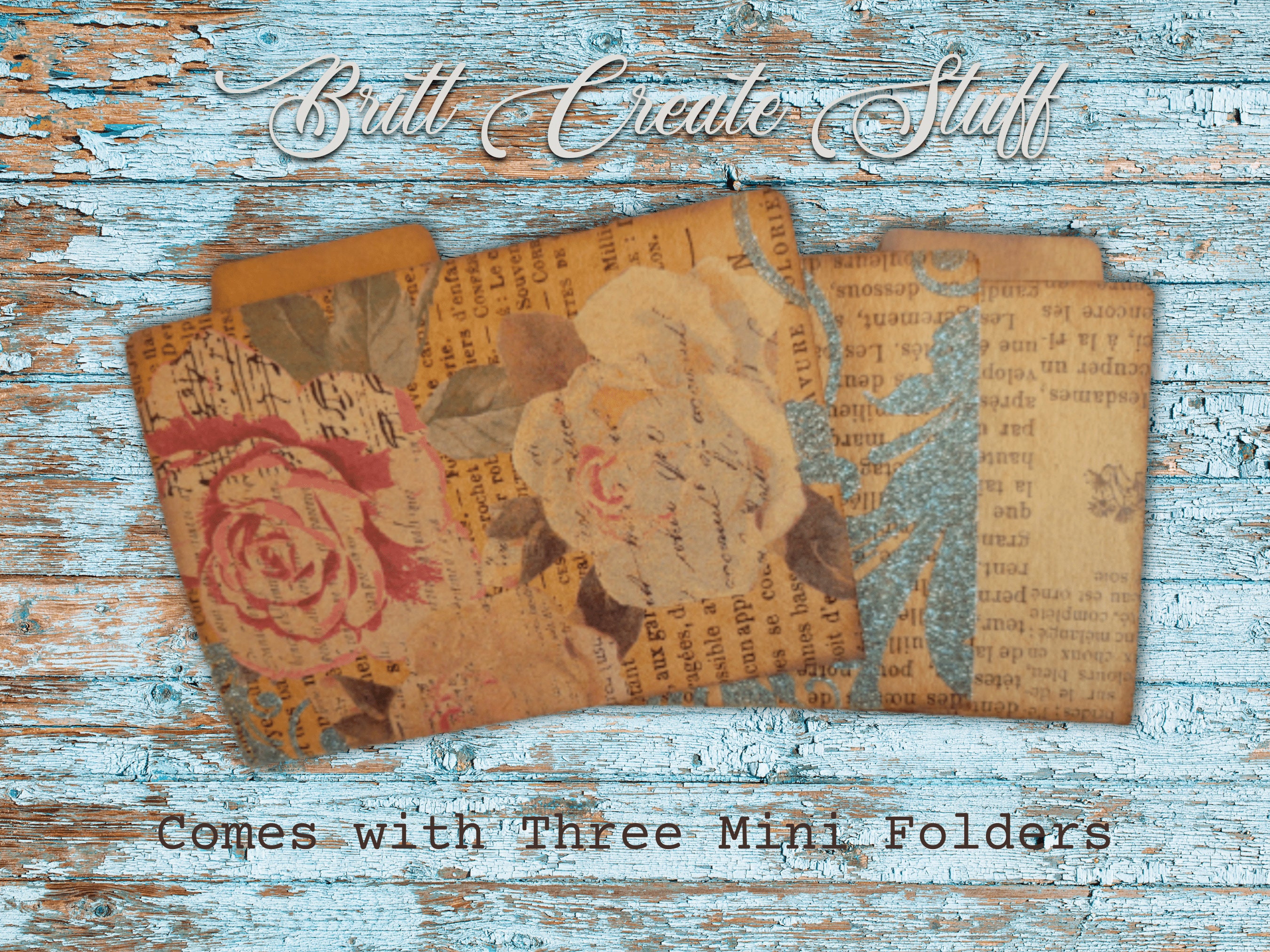 Mini File Folders Library Card Pocket Bundle Book Lover - Etsy