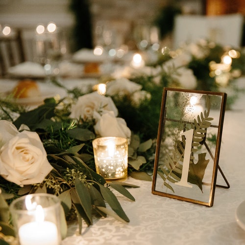 RENTAL: Gold Frame Table Numbers for Special - Etsy