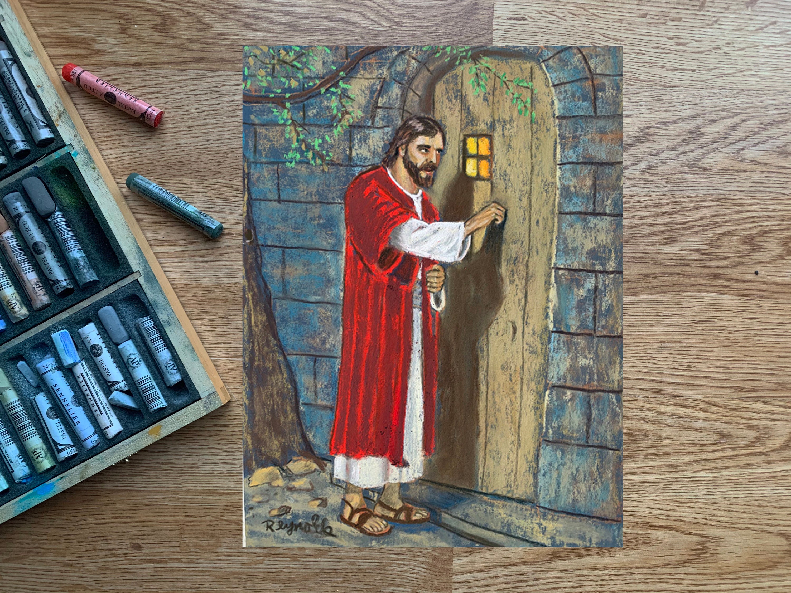 Jesus is Knocking - Print - Etsy