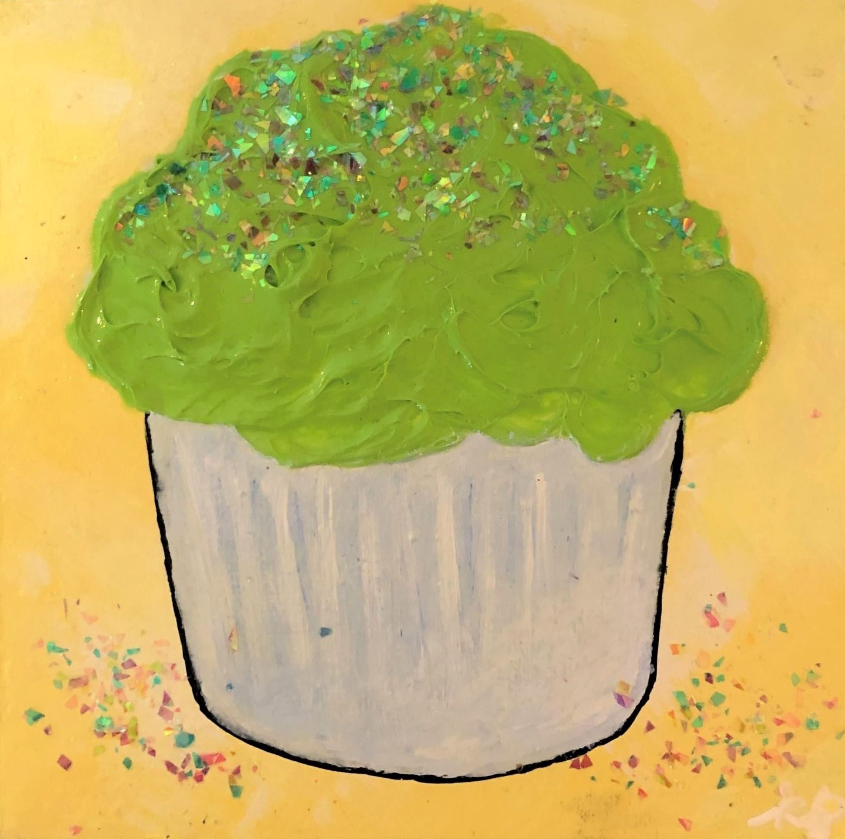 Easy Cupcake Painting