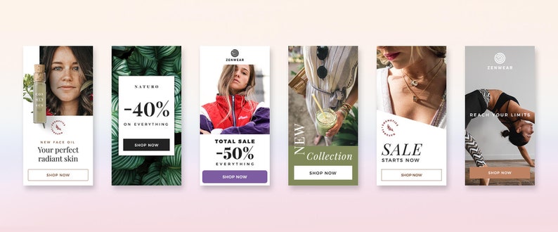 24 Google Display Ads Templates • Easy to Edit • Google Display Ads - Etsy