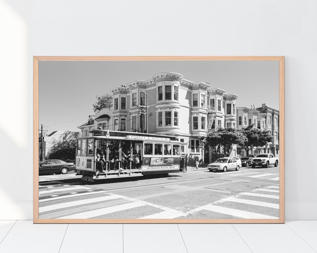 Fine Art Photography, Trolley Photo, San Francisco Print, Black and ...