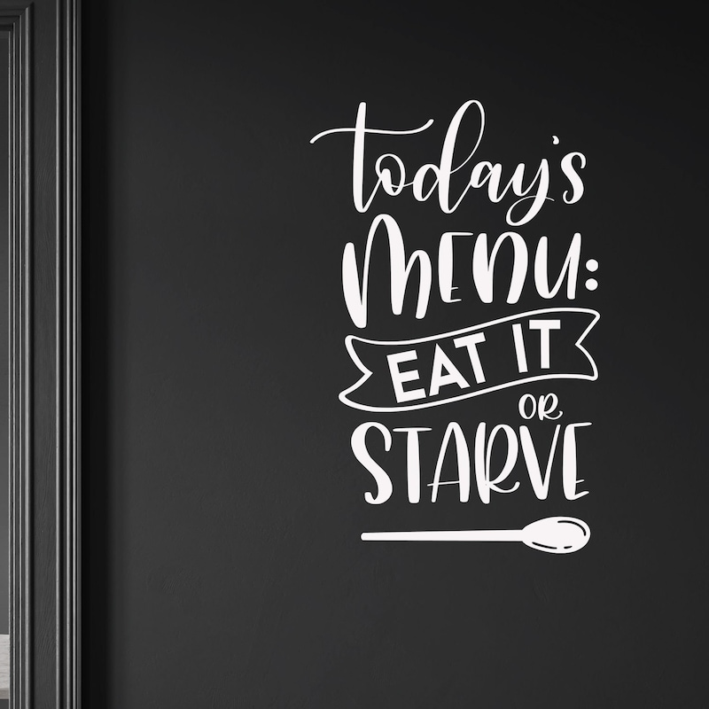 Kitchen Wall Quotes - Etsy