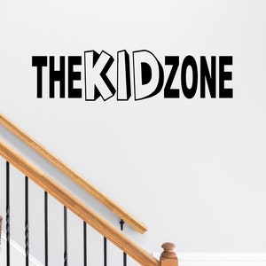 The Kid Zone Wall Decal - Playroom Decal - Calm Down Corner - Play Room ...