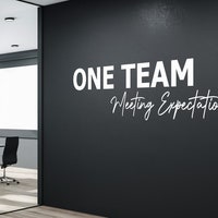 Office Wall Decal,teamwork Wall Decal,office Wall Art,motivational Art ...