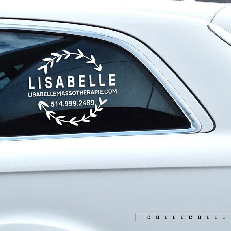 Business Car Decal - Etsy