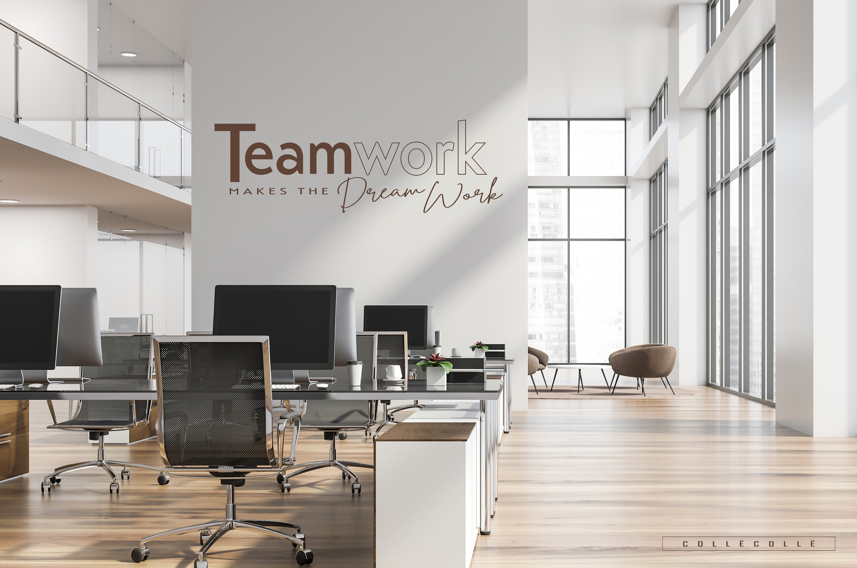 Teamwork Makes the Dream Work Wall Decal – Teamwork Wall Art ...