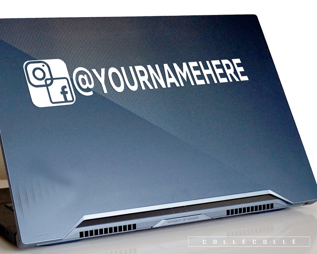 Social Media Stickers - Custom Text Instagram and Facebook Sticker (set ...