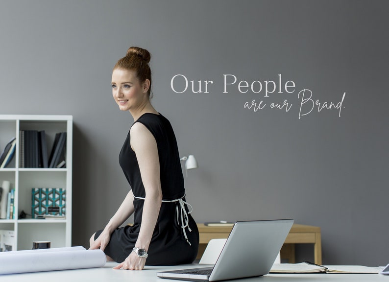 Our People Are Our Brand Wall Decal - Employee Photo - Employee of the ...